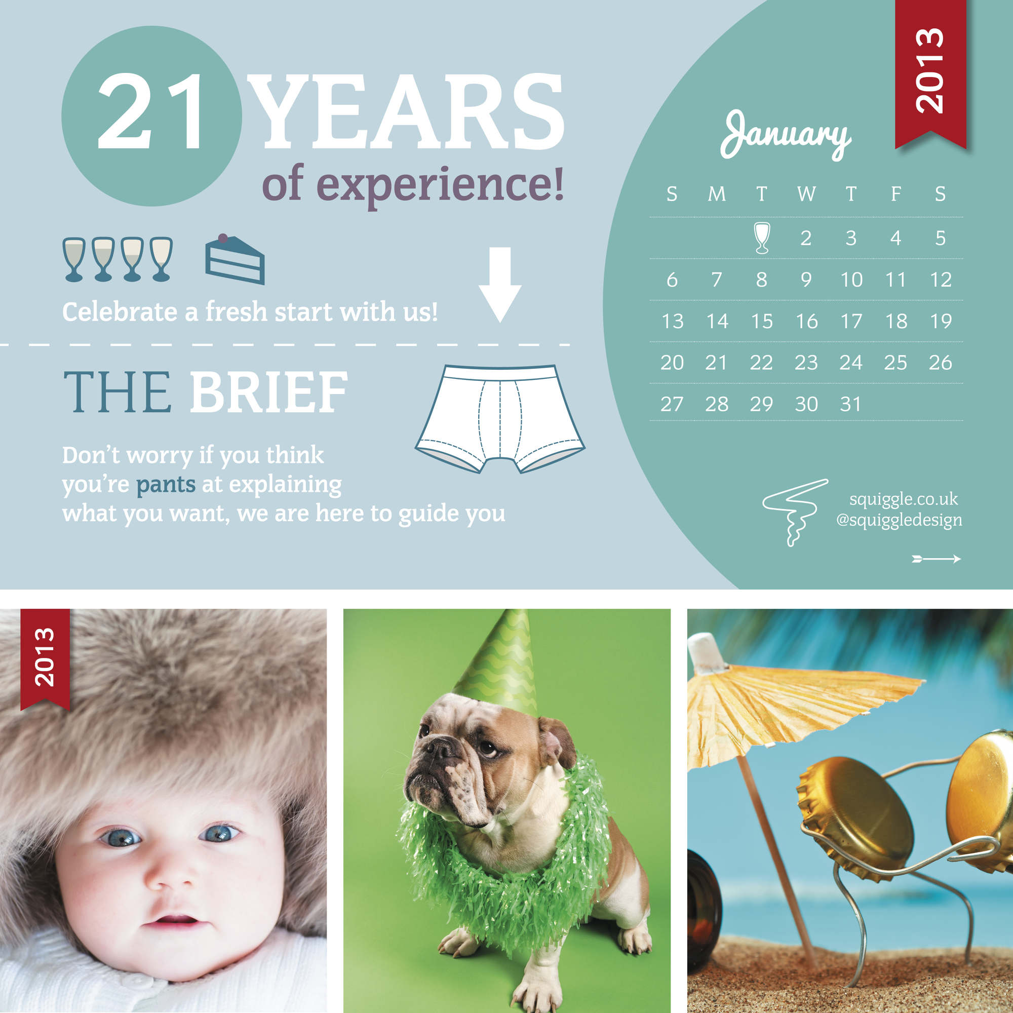 Squiggle Calendar - Juliet Wakefield
