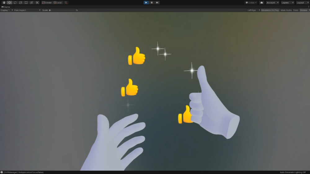 VR App: Horizon Worlds / Emotes - leftrightoutput