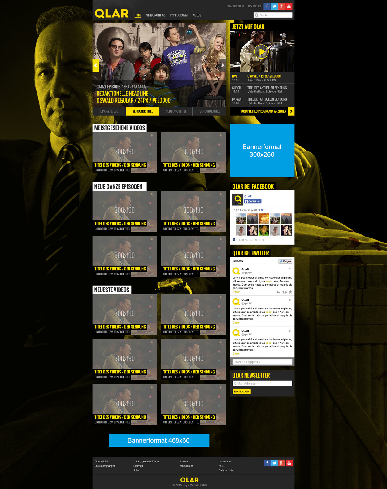 qlar // tv station branding - Thomas Menz | media project manager