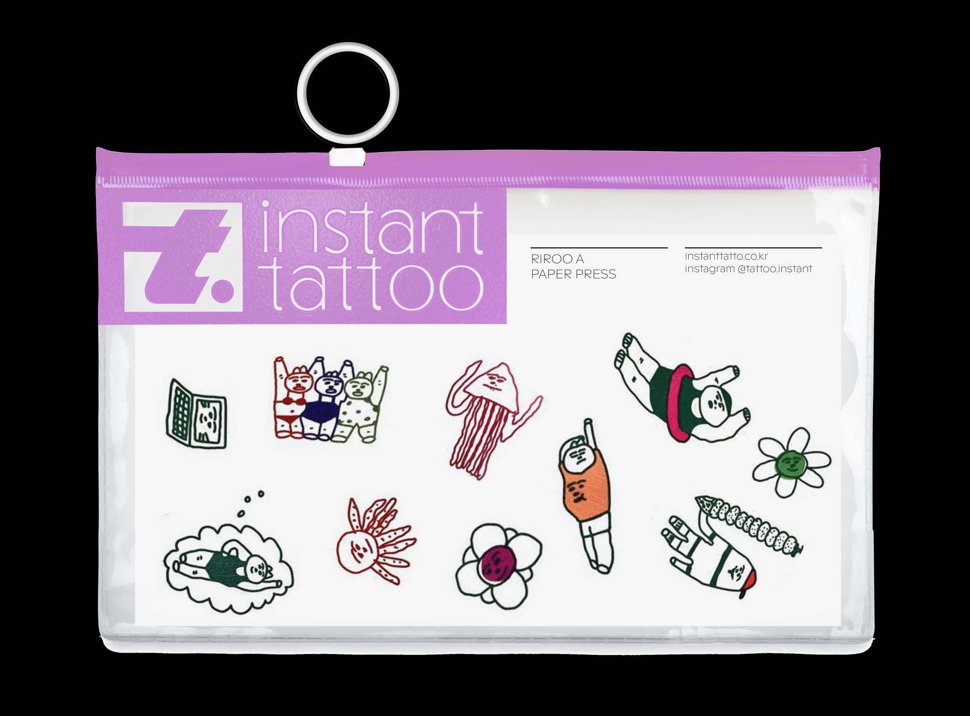 instant tattoo brand identity - 페이퍼프레스 paperpress