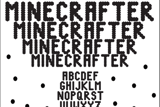 Minecrafter Font Poster - sam_doyle