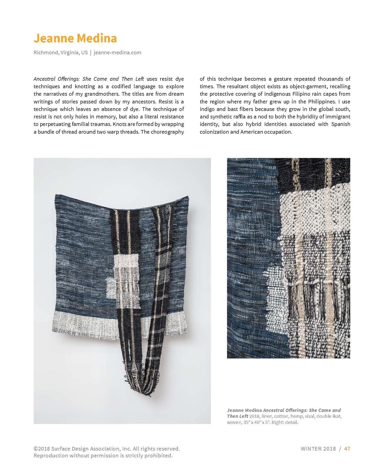 PUBLICATIONS - JEANNE MEDINA LE