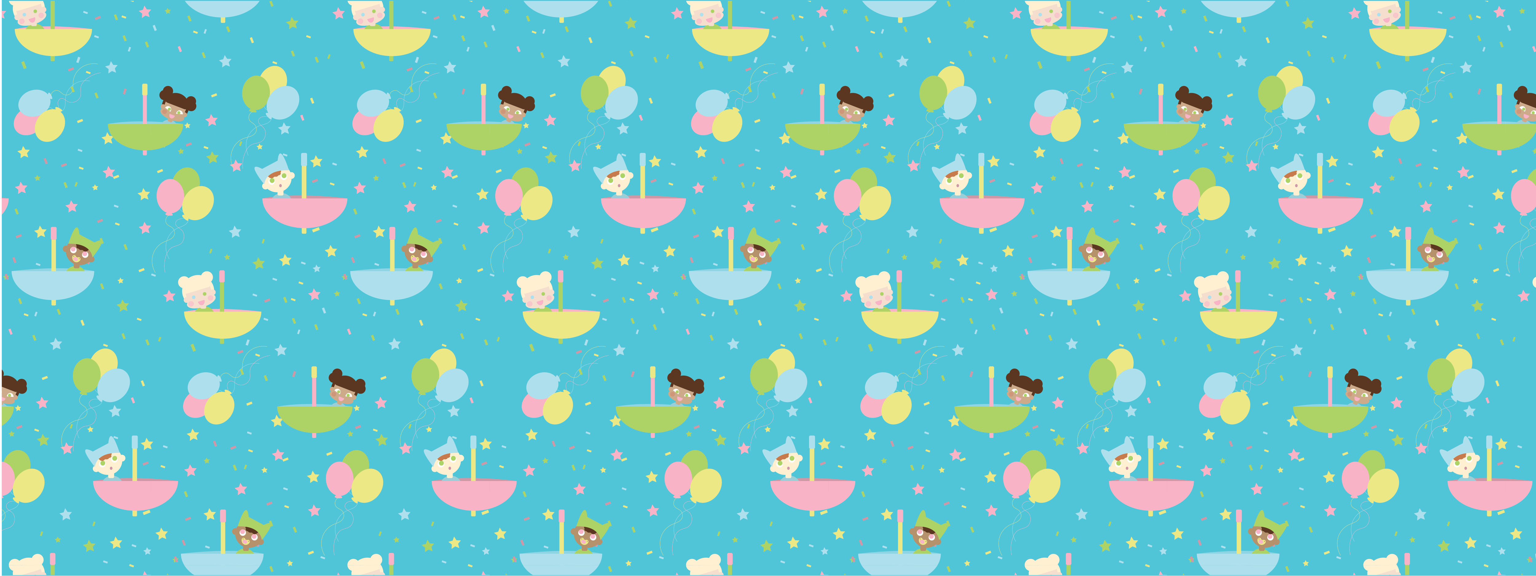 Baby Shower Giftwrap - Art by A.Renee