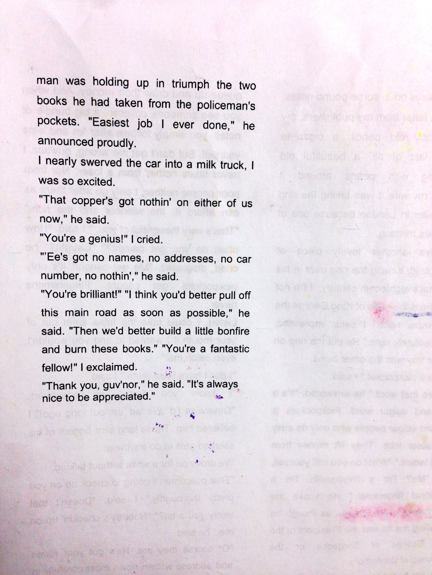 The Hitchhiker by Roald Dahl - milkandcrayons