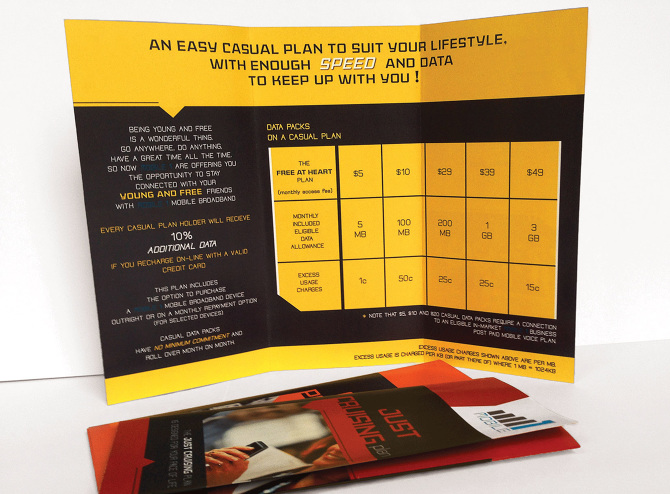 Mobile Phone Brochure - Graphic Design Portfolio