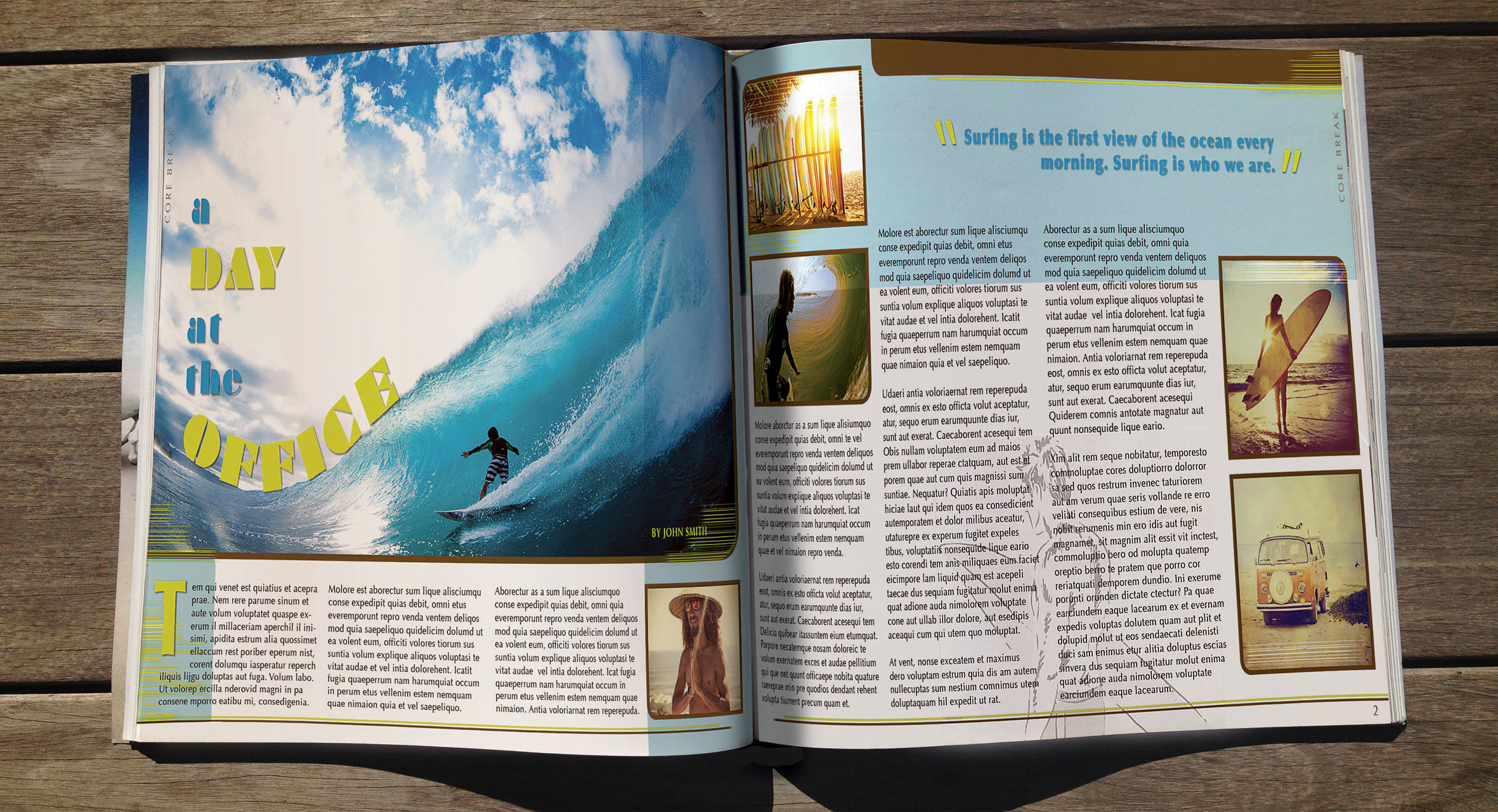 Magazine Concepts | Double Page Spreads - Graphic Design Portfolio