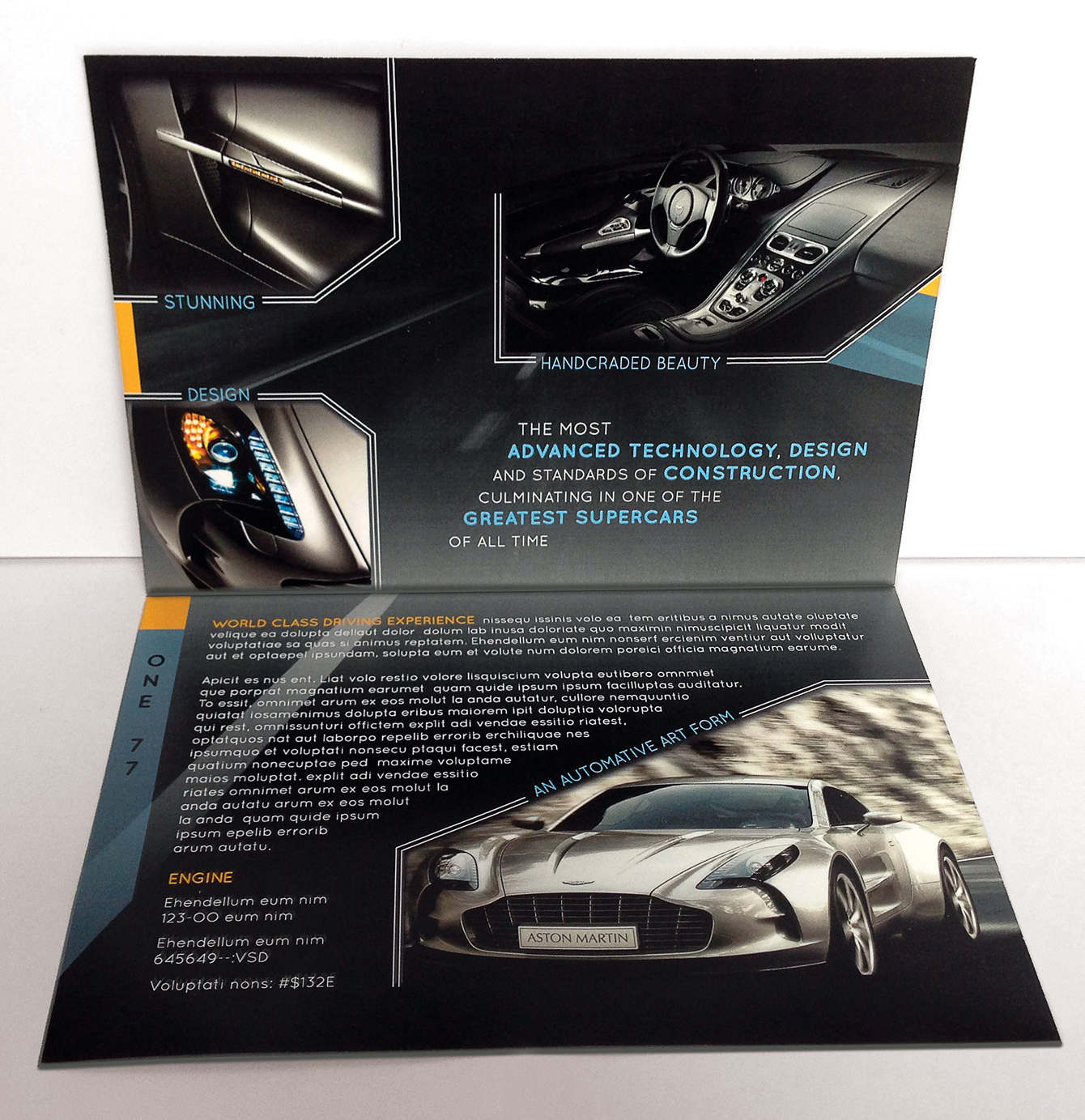 Luxury Car Brochure - Graphic Design Portfolio