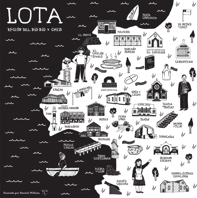 mapa de lota - daniela william
