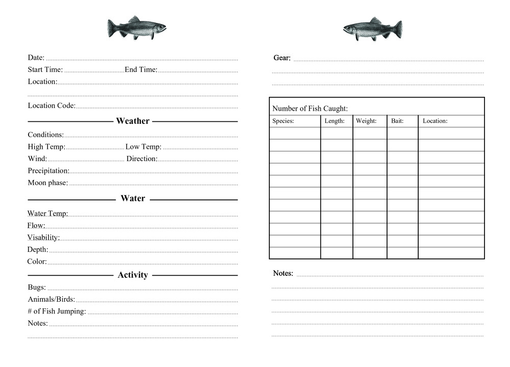 Fishing Field Notes - Ennuian.com