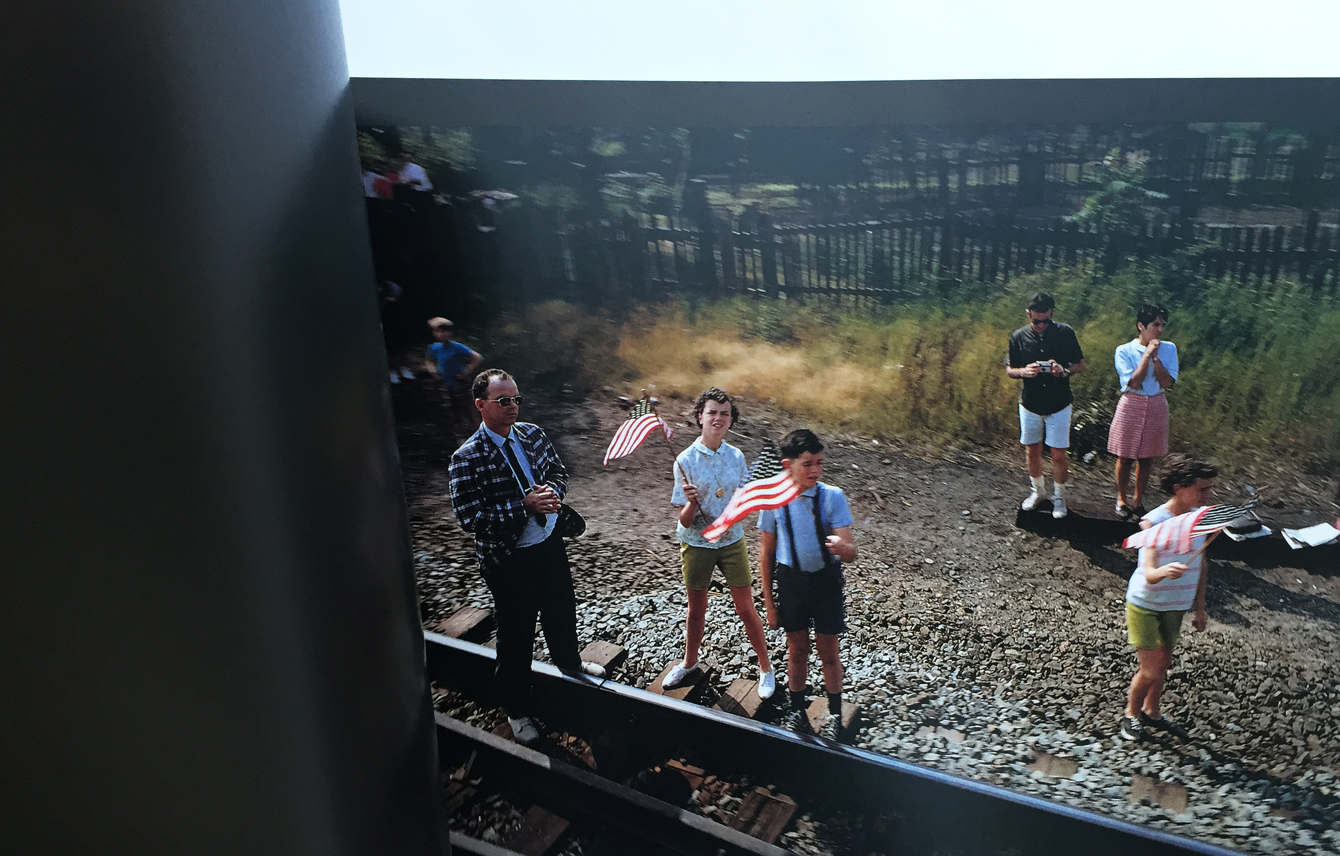 RFK Funeral Train Book - Hugh Tarpey Design