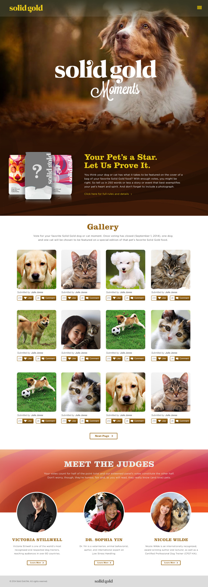 Solid Gold Pet Food - MIKE WESTON, Creative Director