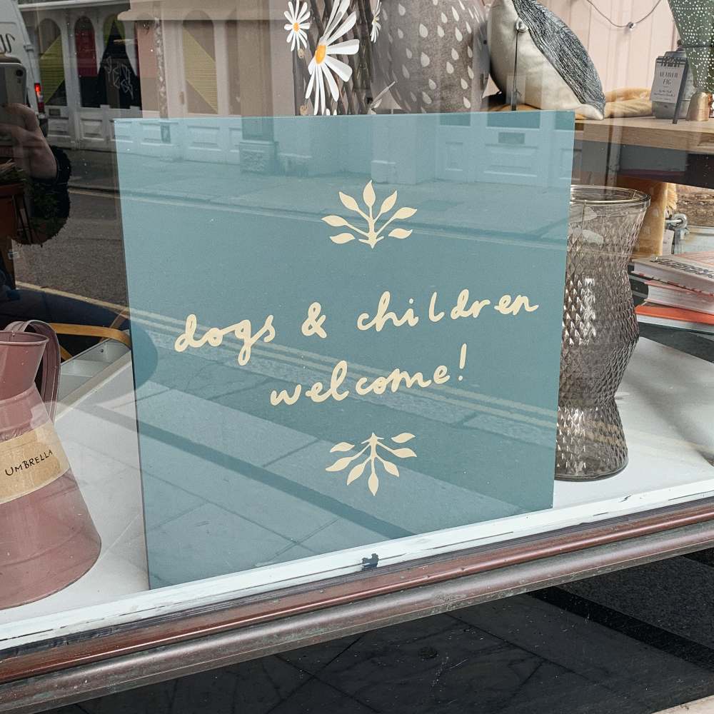 Willow & Stone Shop Signage - Rhianna Fowler Illustration