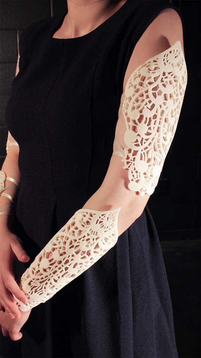 3D Printed Lace Armour - Flavia Rose