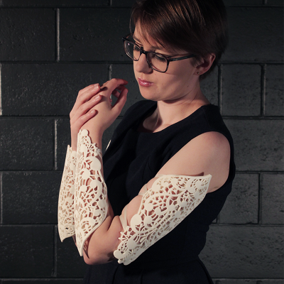 3D Printed Lace Armour - Flavia Rose