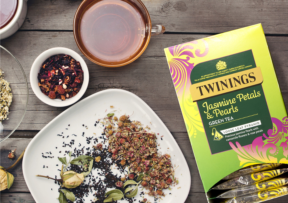 Twining's New Loose Leaf Pyramids - Quiet Storm Design