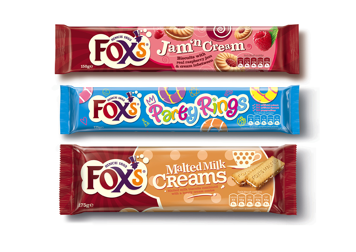 Fox's Biscuits - Rebrand & NPD - Quiet Storm Design