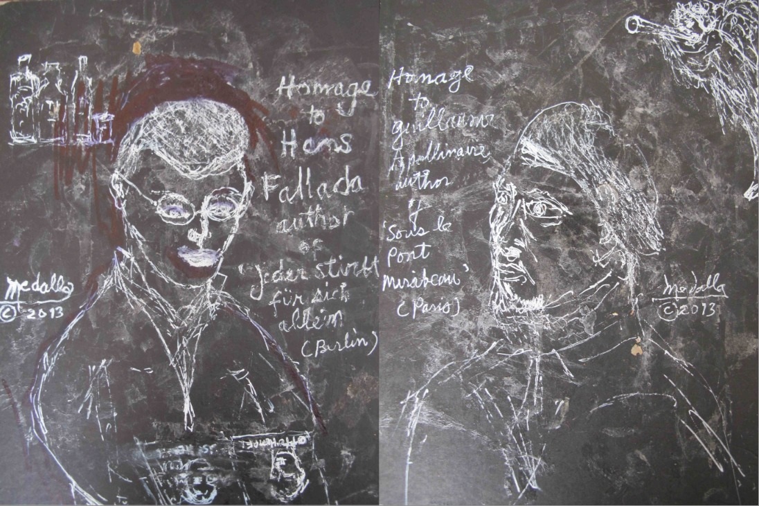 David Medalla Double Homages: Guillaume Apollinaire and Hans Fallada ...