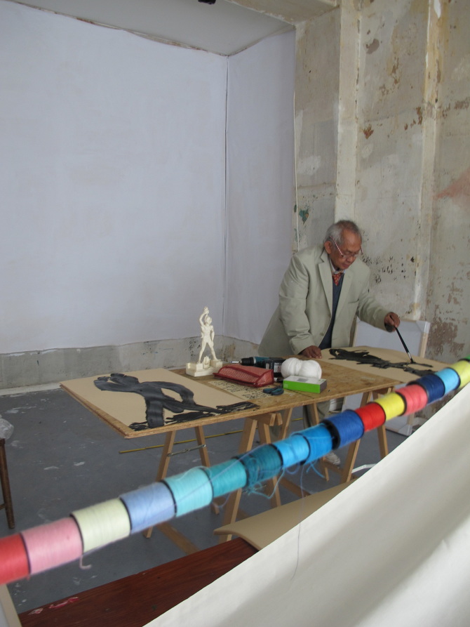 David Medalla - A Stitch in Time - another vacant space.