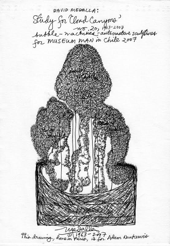 David Medalla - Cloud Canyons - another vacant space.