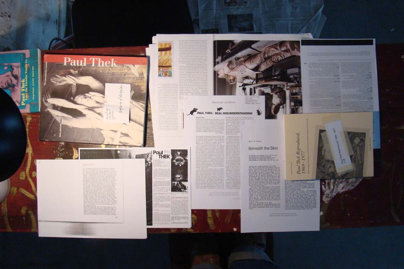 Prelude Paul Thek in Process - another vacant space.