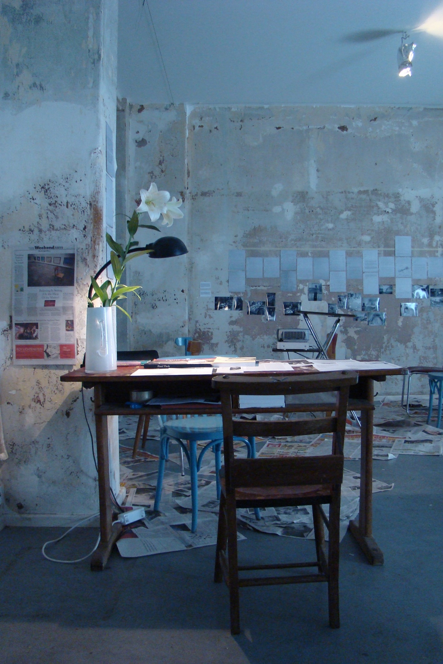 Prelude Paul Thek in Process - another vacant space.