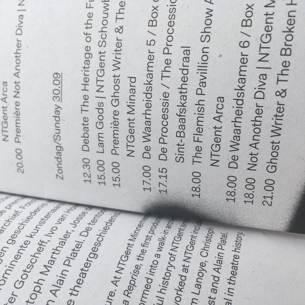 NTGent/Milo Rau - Benjamin Hickethier Visual Communication Research