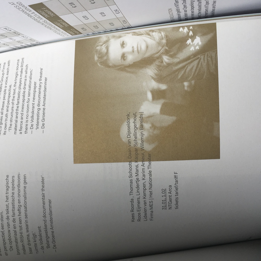 NTGent/Milo Rau - Benjamin Hickethier Visual Communication Research