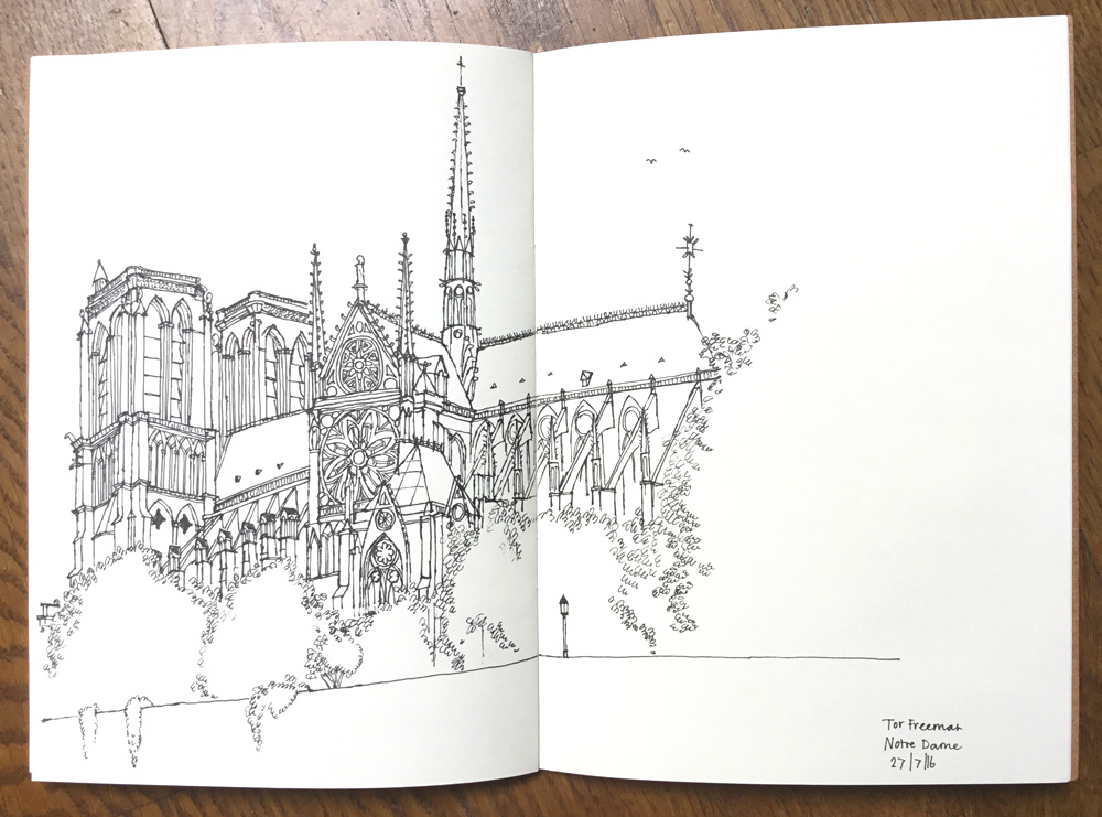 Location drawing - Tor Freeman