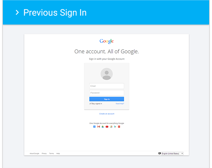 Google Account Sign In: Material Design Concept - Jason Zigrino