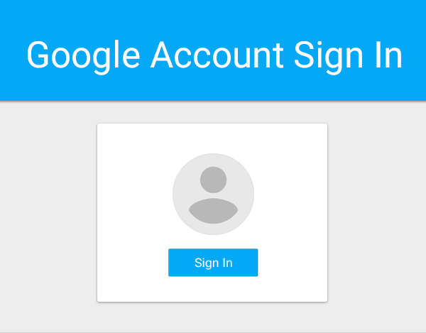 Google Account Sign In: Material Design Concept - Jason Zigrino