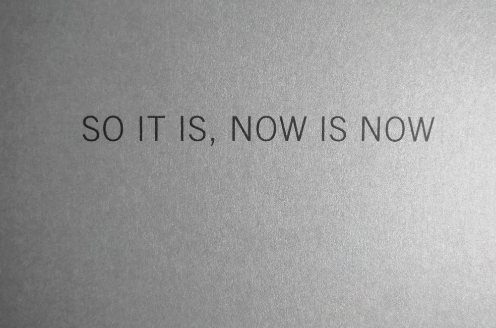 así es, ahora es ahora - tres laboratorio visual