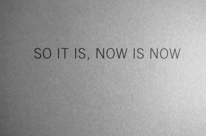 así es, ahora es ahora - tres laboratorio visual