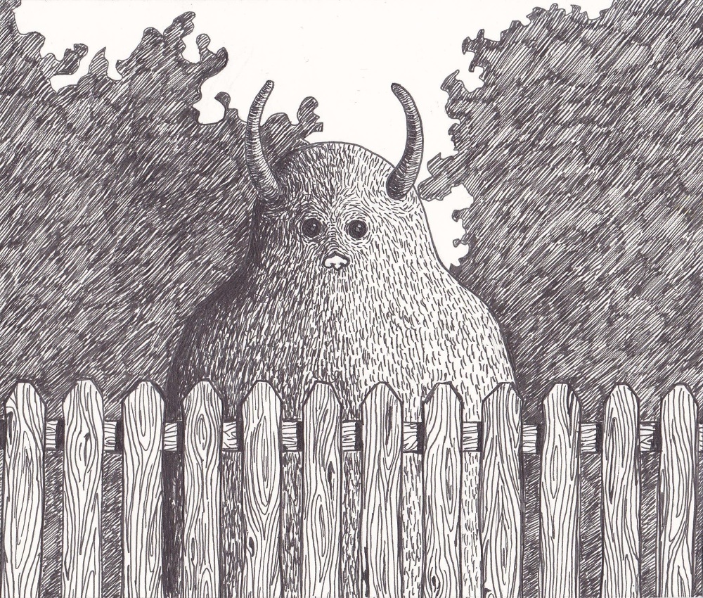 Varsity Newspaper (Monsters) - ae stringer illustration