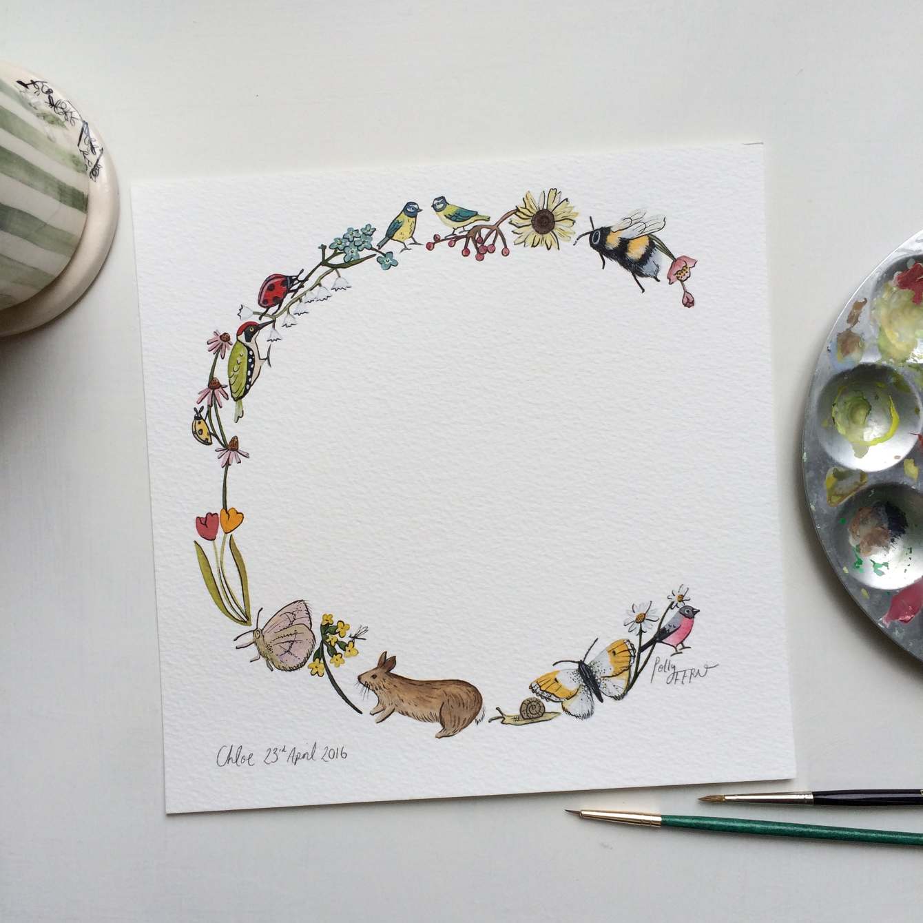 Illustrated letters - Polly Fern