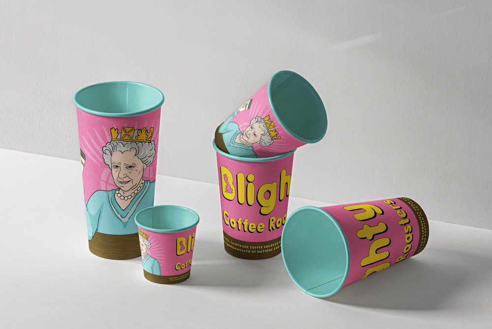 Blighty Cafe - Selin Tamer · Graphic Design & Illustration