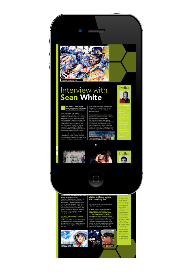 Interactive magazine - Buzzart Designs