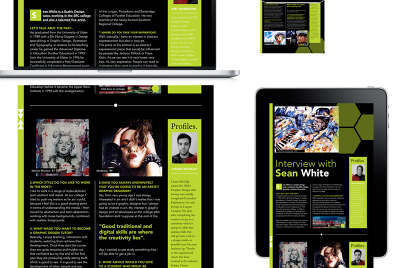 Interactive magazine - Buzzart Designs