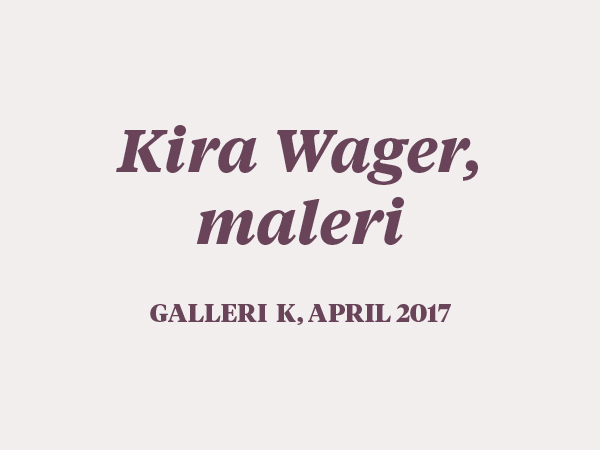 Pressemelding - Kira Wager