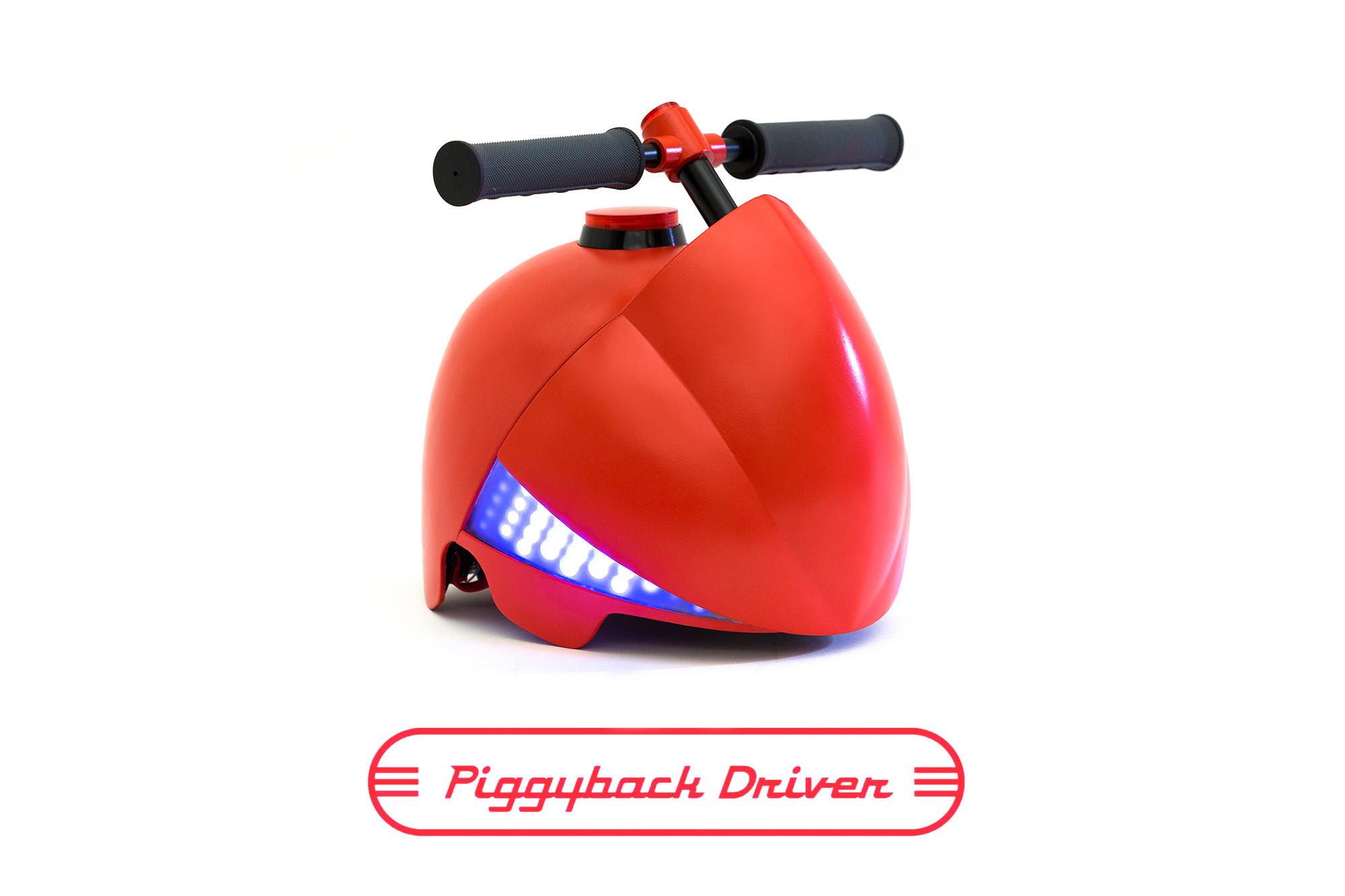 Piggyback Driver ~ The helmet that lets kids drive their parents ...