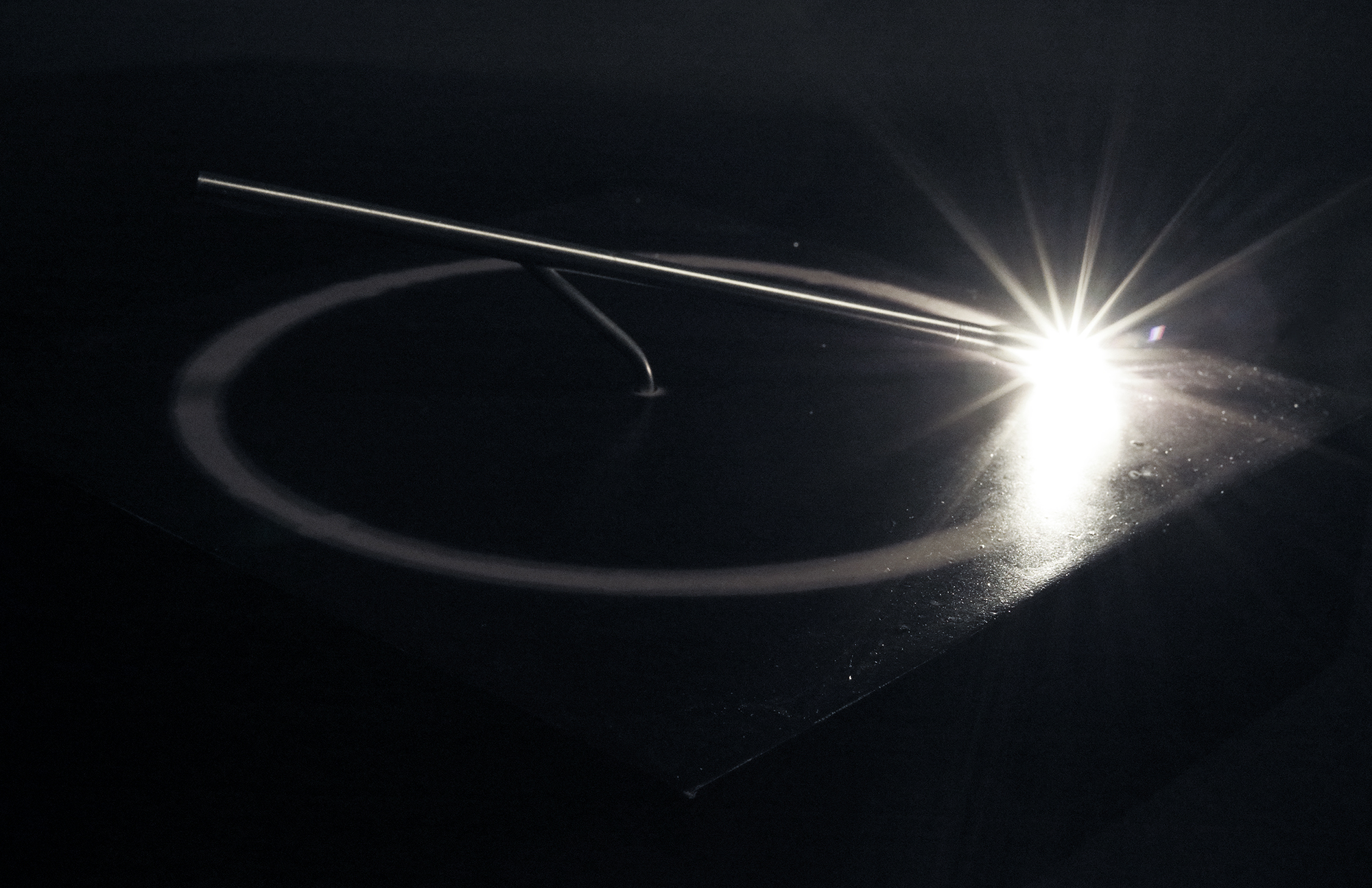 Liminal Light ~ A kinetic sculpture that draws radioactivity levels ...
