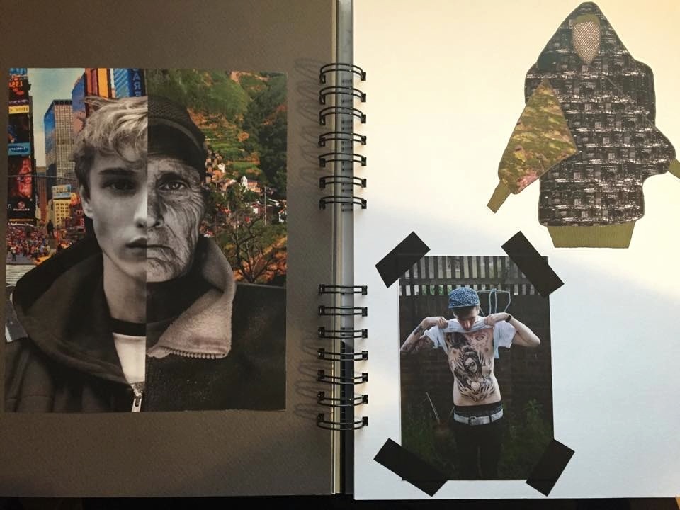Random Drawings & Collages- Scrapbook - henrymaurício