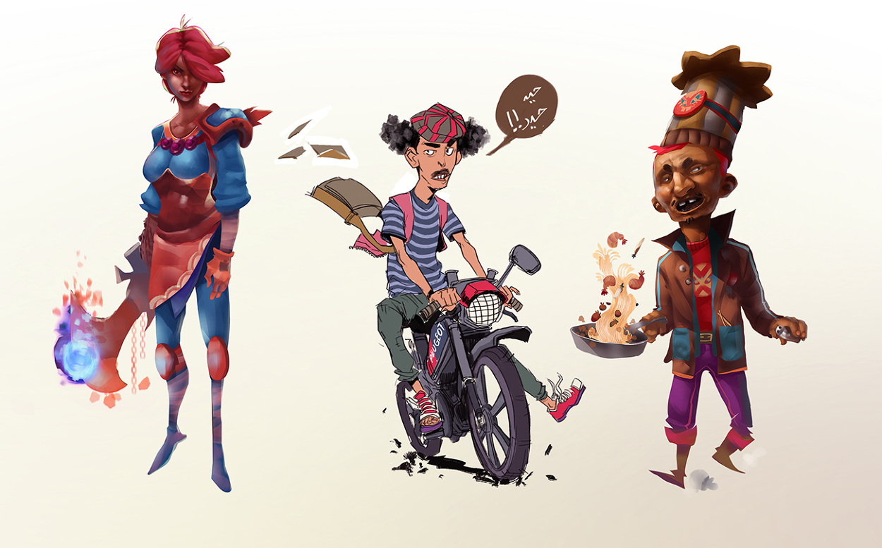 CHARACTERS - Hicham Habchi