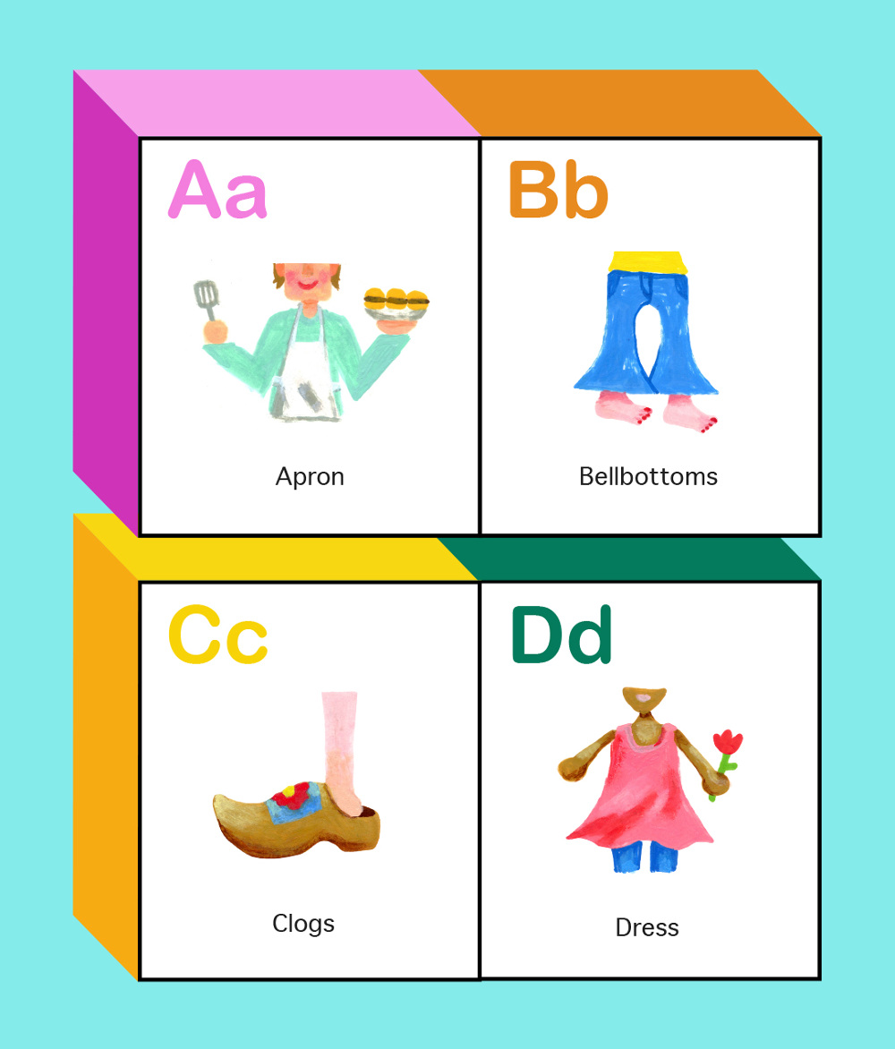 Clothing Alphabet for Children - Michael Guhl