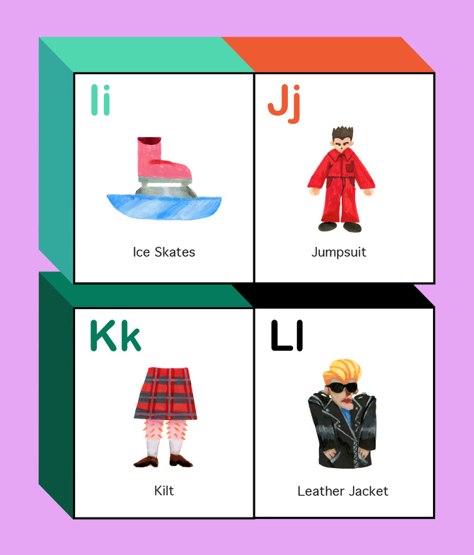 Clothing Alphabet for Children - Michael Guhl