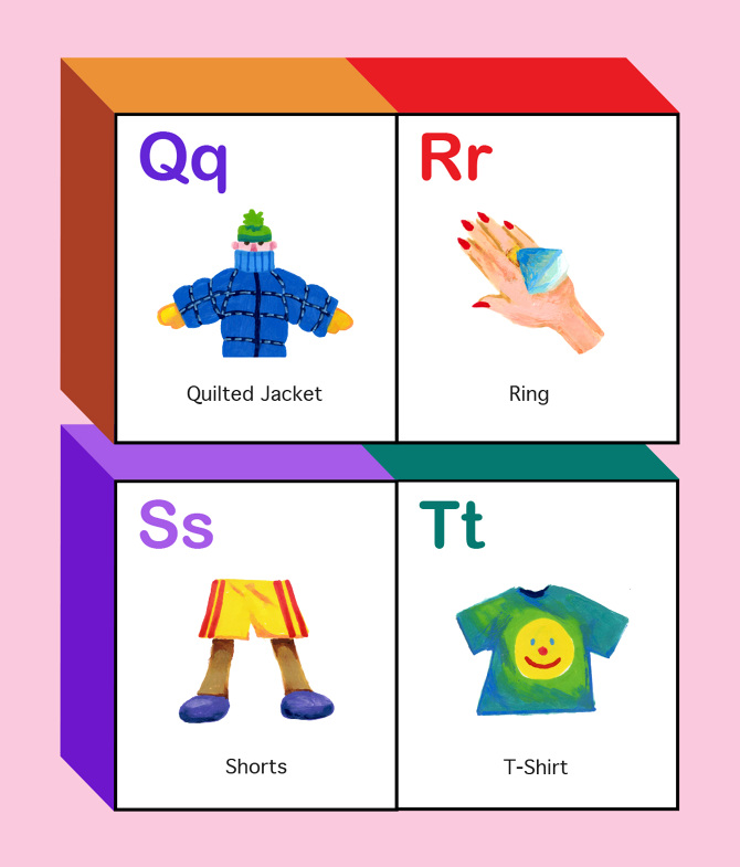 Clothing Alphabet for Children - Michael Guhl