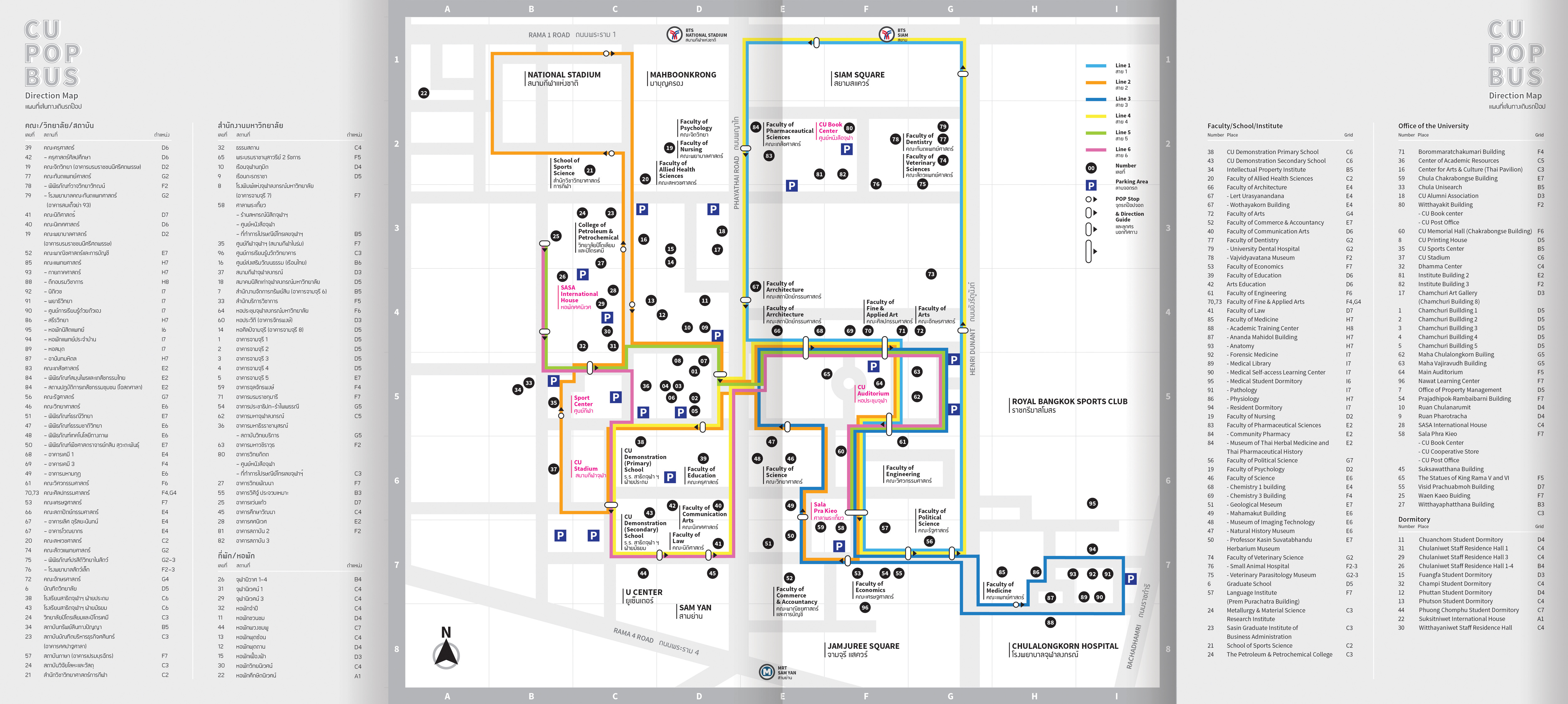 Chula Bus Map - Nirintana's collectives