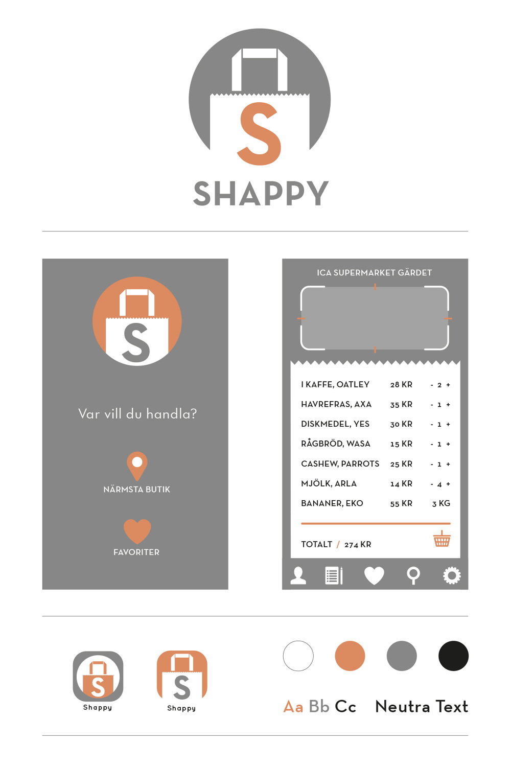 SHAPPY – GRAPHIC CONCEPT - Beatrice Norden Graphic Design & Illustration