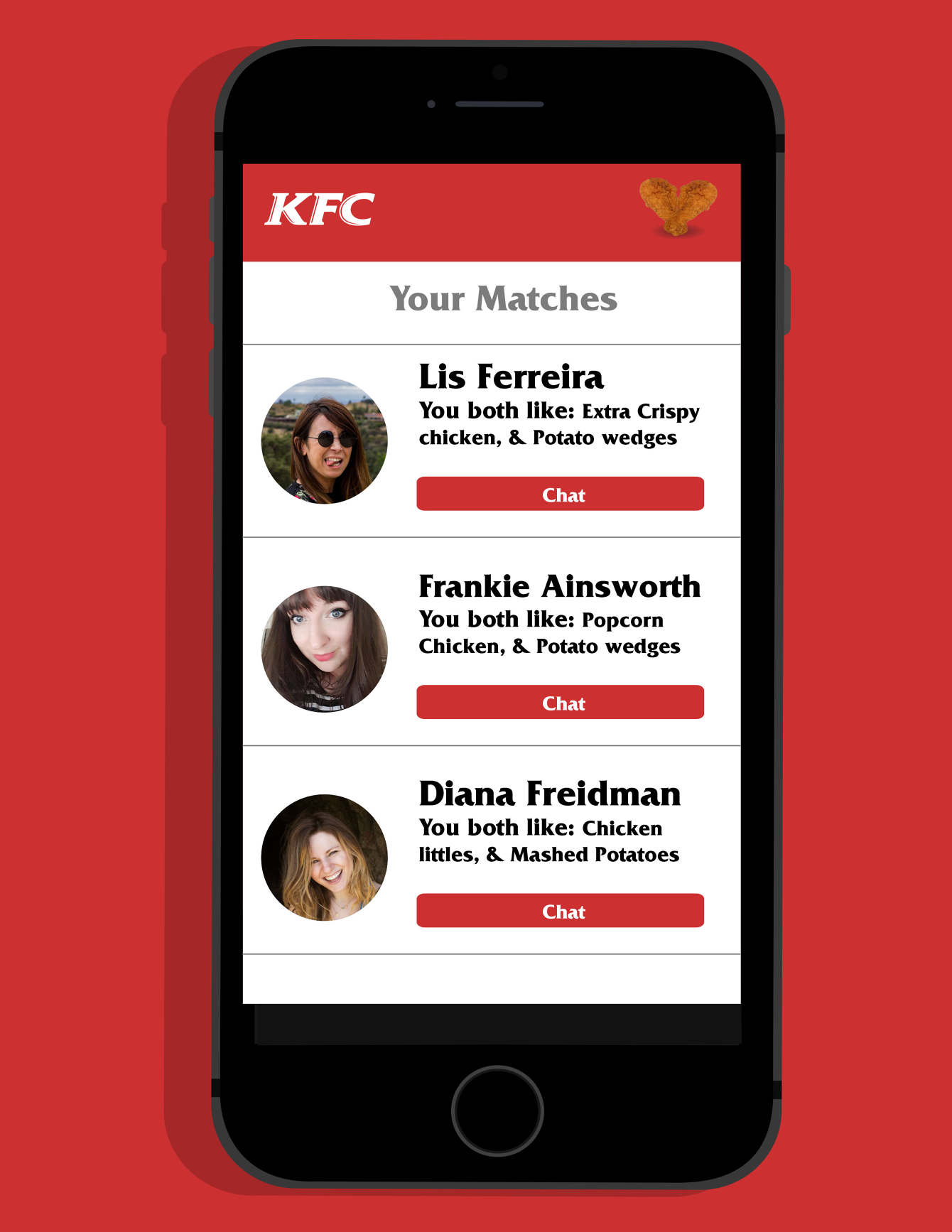 KFC, Love at first bite - JC Designs