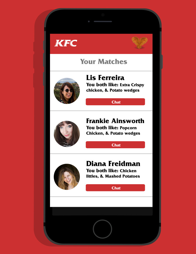 KFC, Love at first bite - JC Designs