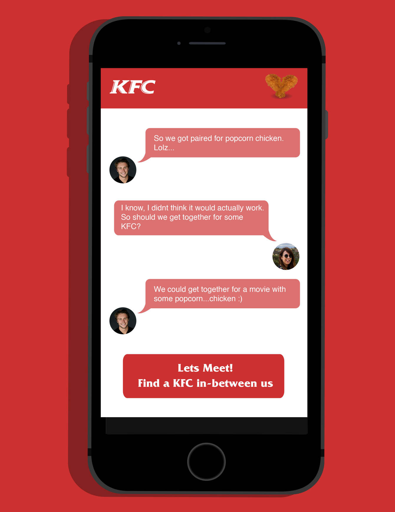 KFC, Love at first bite - JC Designs
